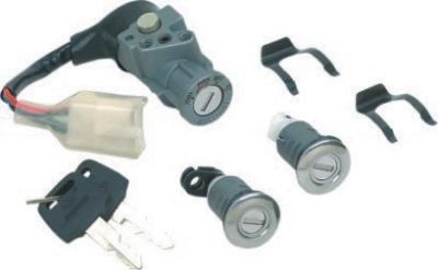 China Motorcycle Electrical Components Lock Set TACT 50000 Cycles Zinc Alloy for sale