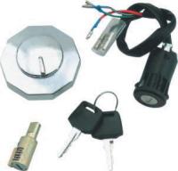 China Motorcycle Electrical Components Lock Set TH90 50000 Cycles Durable Zinc Alloy for sale