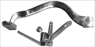 China 45# Carbon Steel Motorcycle Brake Levers with Chrome Plating - ISO/TS 16949 Certified, 6-Level Salt Spray Resistance for sale