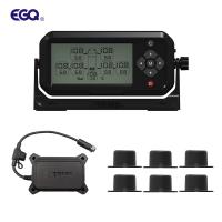 China 6 Paste Type Sensor Car TPMS System 203 Psi Tyre Pressure Monitor System for sale
