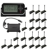 China 22 Wheel 433.92HMz Truck Tire Pressure Sensor RS232 Truck TPMS System for sale