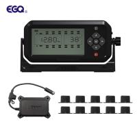 China LCD Segment Display Heavy Truck TPMS Tire Pressure Monitoring System For 12 Wheeels for sale