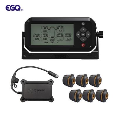 China 6 Wheels Truck Tire Pressure Monitoring System Supports USB Charging for sale