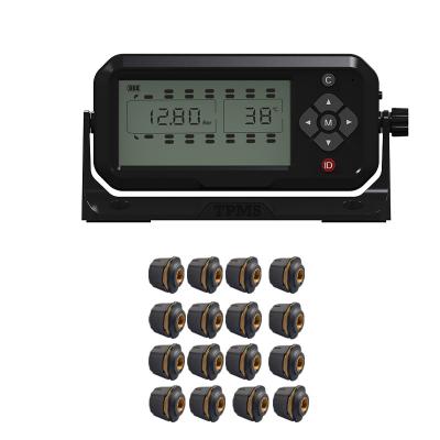 China 16 Wheels Truck Tire Pressure Monitoring System w/ External Sensor for sale