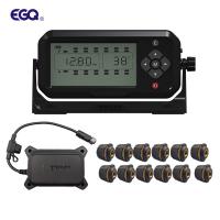 China 12 wheels external sensor, repeater, receiver tire pressure monitoring system for sale