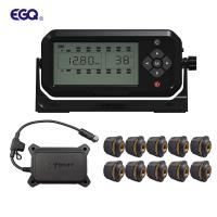 China 10 wheels external sensor, repeater, receiver tire pressure monitoring system for sale
