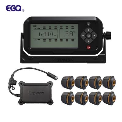 China 8 wheels external sensor, repeater, receiver tire pressure monitoring system for sale