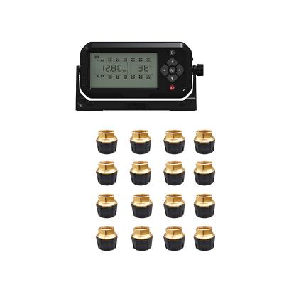 China 16 wheel OTR external sensors, repeaters, receivers tire pressure monitoring system for sale