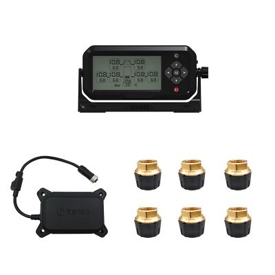 China 6 wheel OTR external sensors, repeaters, receivers tire pressure monitoring system for sale