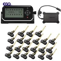 China 22 wheel Valve stem sensor, repeater and receiver tire pressure monitoring system for sale