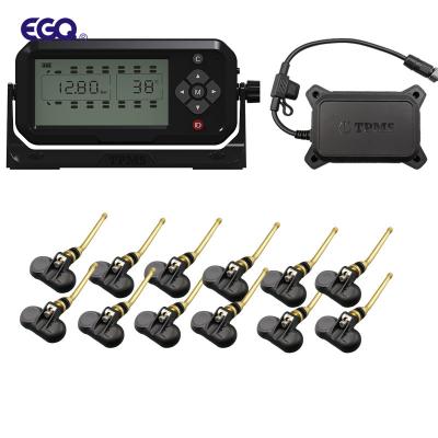China 12 Wheel Valve Stem Sensor Repeater And Receiver Tire Pressure Monitoring System for sale