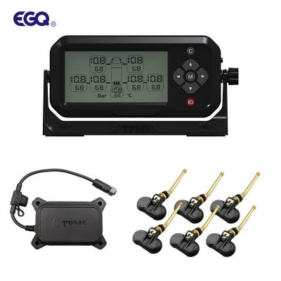 China 6 Wheel Valve Stem Sensor Tire Pressure Monitoring System Trailer Tire TPMS System for sale