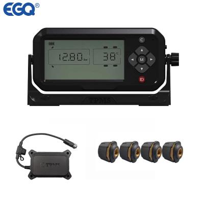 China Motorhome Trailer Digital Tire Pressure System Display External Sensors with Waterproof Reapter for sale