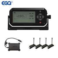 China Motorhome Trailer Digital Tire Pressure System Display Bundled Sensors with Waterproof Reapter for sale