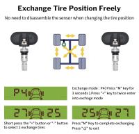 China MY66T Car TPMS Humidity Monitoring Tire Pressure 433MHz Internal Sensor for sale