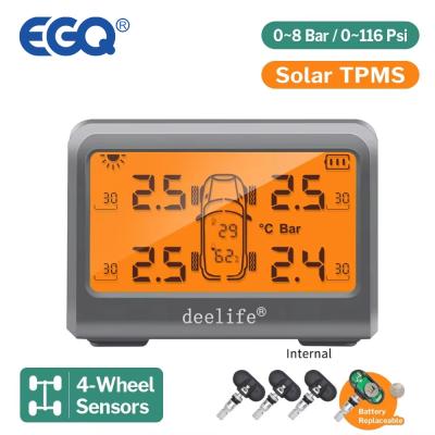 China MY77T Solar Car TPMS Monitoring Tire Pressure 433MHz Internal Sensor for sale