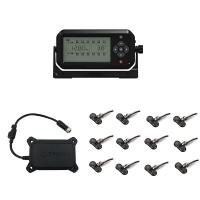 China 12 Wheel Truck Tire Pressure Monitoring System TPMS Bundled Sensors 433.92MHz 12mA 203 Psi for sale