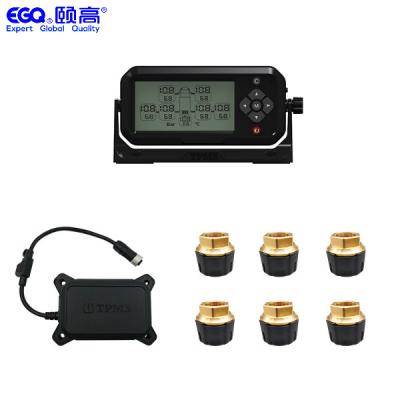 China LCD RV Tire Pressure Monitoring System Car TPMS System ACC Input RS232 Output for sale