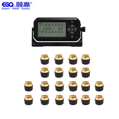 China LCD Screen 203psi 12V1 Thread OTR TPMS Tire Pressure Monitoring System For Mine Trucks for sale