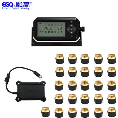 China IP67 OTR TPMS LCD Screen 203psi 12V1 Thread Truck TPMS System for sale
