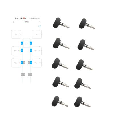 China Toggle Switches LCD Display Tire Pressure Monitoring System TPMS Solutions for sale