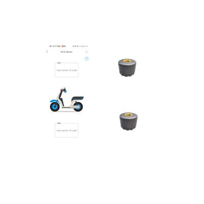 China Real Time Bluetooth Bike TPMS Bicycle Tire Pressure Monitor 120 Psi for sale