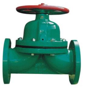 China 3A CE Rubber Lined Diaphragm Valve 1.6mpa Straight Through Diaphragm Valve for sale