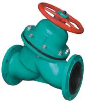 China 3A CE Rubber Lined Diaphragm Valve 1.6mpa Straight Through Diaphragm Valve for sale