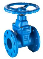 China DN100 Flange Gate Valve Dark Rod Elastic Soft Sealing Gate Valve for sale