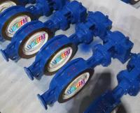 China D373H Wafer Type Butterfly Valve Multi Level Lugged Style Butterfly Valve Hard Seal for sale