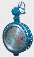China CF8M Hard Seal Pneumatic Butterfly Valve Steam Water Butterfly Valve WC6 for sale
