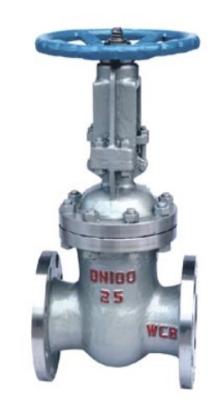 China 2.5Mpa Gate Valve Flange Type Double Flange Sluice Valve Z41 for sale