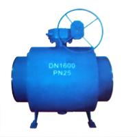 China Full Diameter Split Ball Valve Worm Gear Fully Welded Ball Valve for sale