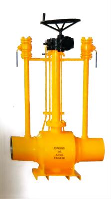 China Straight Through Carbon Steel Ball Valve Buried Welded Body Ball Valve Short Shape for sale