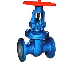 China Fluorine Lined Sluice Valve Gate Valve 2 Inch For Liquid Media Pipeline for sale