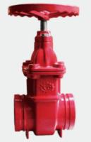 China Copper Fire Valve Double Acting Protective Grooved Gate Valve DN50 for sale