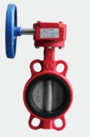China Single Acting Fire Protection Butterfly Valves For Fire Fighting System Clamp Worm Gear for sale
