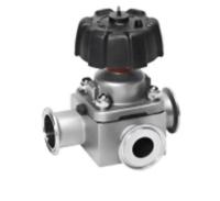 China 316L Stainless Steel Sanitary Diaphragm Valve CF3M Manual Diaphragm Valve for sale