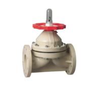 China PPH Plastic Diaphragm Valve 15mm 300mm Pvc Diaphragm Valve for sale