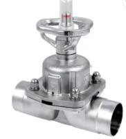 China 1.5 Inch Sanitary Diaphragm Valve Ferrule Cast Iron Diaphragm Valve Manual Handle for sale
