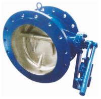 China Small Size Butterfly Check Valve HH47 Buffer Check Valve DN200 for sale