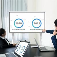 China Smart Interactive Flat Panel Touch Screen Whiteboard All In One Monitor For University Classroom for sale