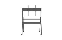 China 49 To 75inches TV Floor Stand Mobile Removable TV Stand Trolley With Locking Wheels for sale