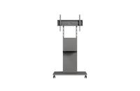 China Film Hospital Holder Mobile Stand TV With Wheels Cart Trolleys Tv Stand 75 Inch for sale