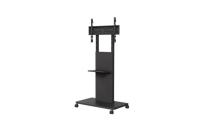 China Film Hospital Holder Mobile Stand TV With Wheels Cart Trolleys Tv Stand 75 Inch for sale
