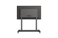 China Easy Molility Floor Stand Tv Mount 75 Inch For 75inch To 110 Inches Heavy Duty Tv Stand With Wheels for sale