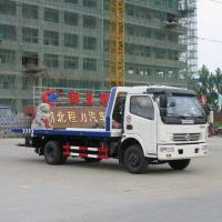 China Dongfeng 6ton Flatbed Road Wrecker Truck 4tons Towing Capacity 120HP Diesel Engine for sale