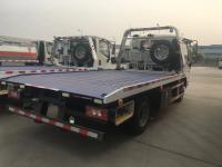 China Foton 4x2 4 Ton 130HP Flatbed Tow Truck Road Recovery Wrecker for sale