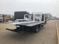 China Sinotruk HOWO 4 Ton Flatbed Tow Truck 4x2 105KW 143HP Platform Wrecker Heavy Duty for sale