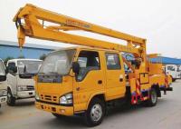 China 16m High Altitude Working Vehicle Telescopic Aerial Platform Truck 200kg Load 360 Rotation for sale